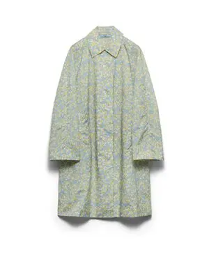 Prada Printed Re-nylon Raincoat - Yellow