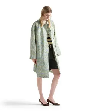 Prada Printed Re-nylon Raincoat - Yellow