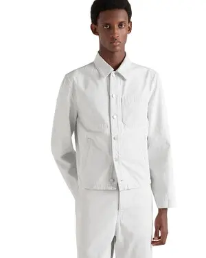 Prada Denim Blouson Jacket - Light Blue