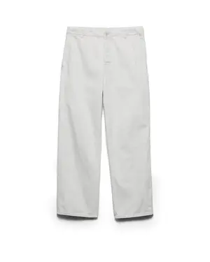 Prada Regular Fit Bleached Denim Jeans - Light Blue