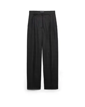 Prada Checked Wool Pants - Grey
