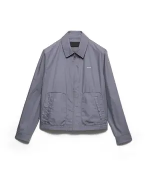 Prada Technical Cotton Blouson Jacket - Grey