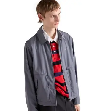 Prada Technical Cotton Blouson Jacket - Grey