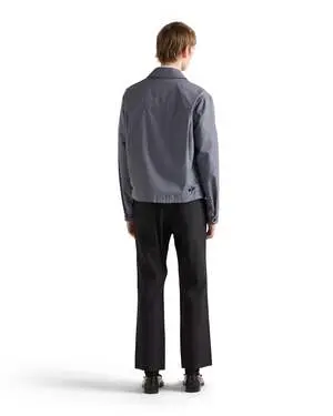 Prada Technical Cotton Blouson Jacket - Grey