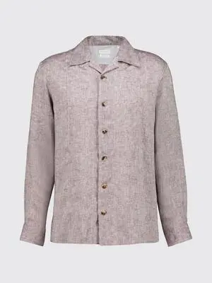 Brunello Cucinelli Linen Casual Shirt - Brown