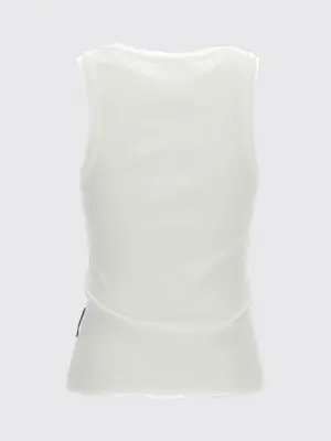 DES_PHEMMES Embellished Jersey Top - White