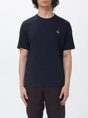 Paul Smith Crew Neck Cotton T-shirt - Blue