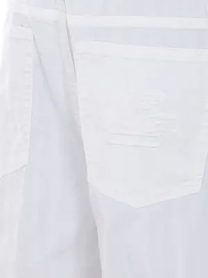 Etro Flared Stretch Denim Jeans - White