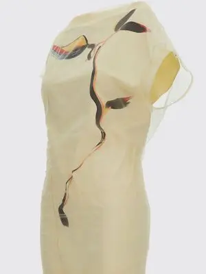 Sportmax Viale Printed Jersey Dress - Yellow