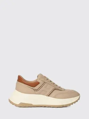 Hogan Nappa Leather Sneakers - Beige