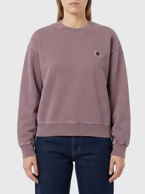 Carhartt Work In Progress Cotton Crewneck Sweatshirt - Violet