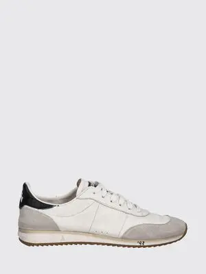 Patrizia Pepe Distressed Leather Low Top Sneakers