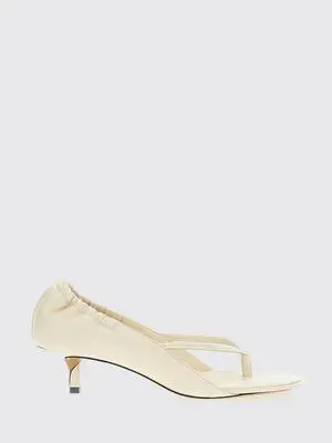 Jacquemus Leather Thong Sandals - White