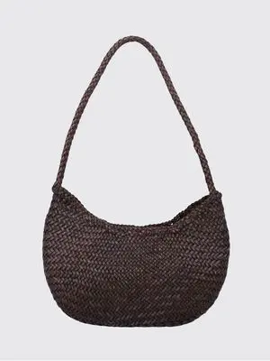 Dragon Diffusion Woven Shoulder Bag - Brown