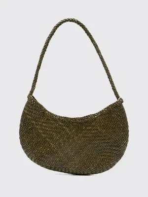 Dragon Diffusion Braided Leather Nova Luna Bag - Green