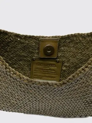 Dragon Diffusion Braided Leather Nova Luna Bag - Green