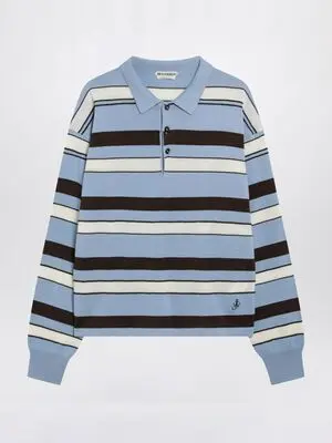 JW Anderson Polo Shirt - Gnawed Blue