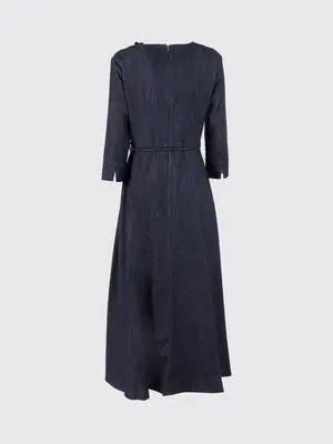 Max Mara Embellished Cotton Blend Dress