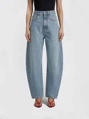 Alaïa Balloon Jeans - Gnawed Blue