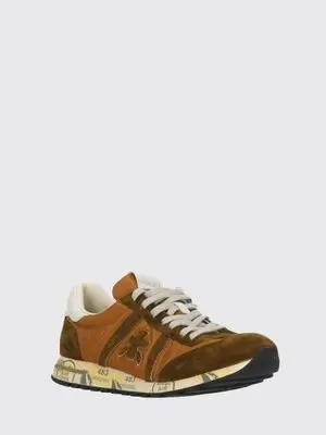 Premiata Premiata Lace-Up Suede Sneakers Rust