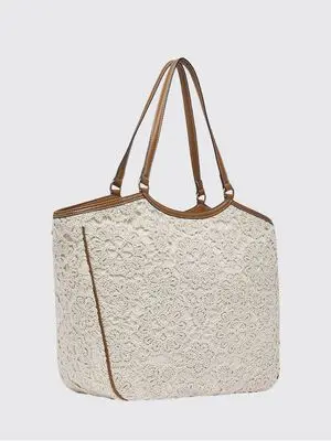Liu Jo Lace Tote Bag - Cream