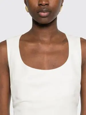 Jacquemus Linen Blend Midi Dress