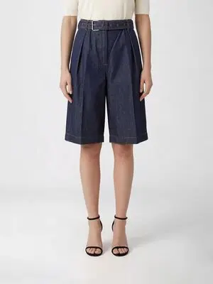 Dries Van Noten Tailored Denim Shorts - Blue