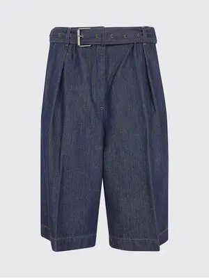 Dries Van Noten Tailored Denim Shorts - Blue
