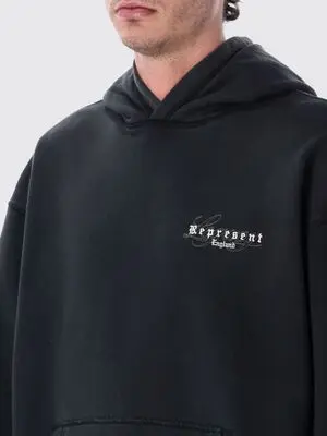 REPRESENT Embroidered Sweatshirt - Black