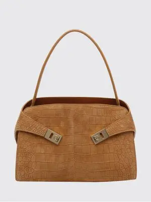 FERRAGAMO Hug Soft Shoulder Bag - Beige