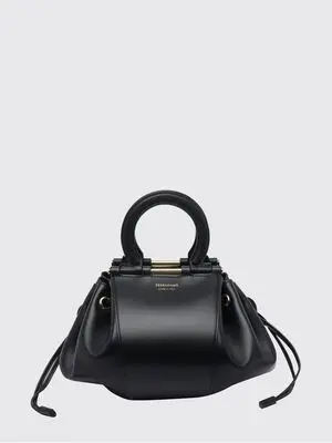 FERRAGAMO Leather Mini Bag With Top Handle