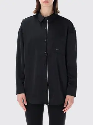 Nike Shirt With Contrast Stitching - Black