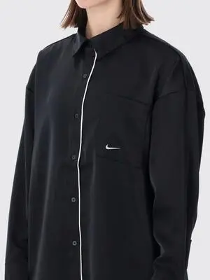 Nike Shirt With Contrast Stitching - Black