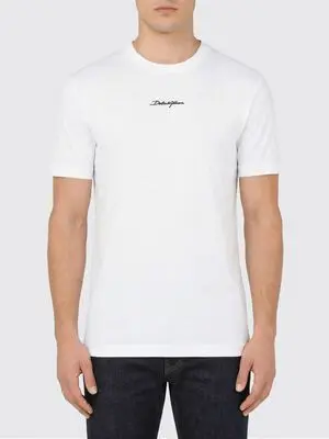 Dolce & Gabbana Cotton Crew-neck T-shirt With Logo - White