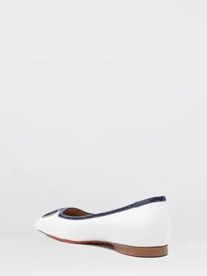 Santoni Leather Ballerinas