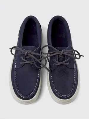 Camper Suede Boat Loafers - Blue