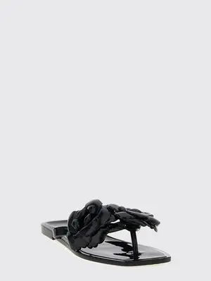 Coperni Flower Pvc Thong Sandals - Black