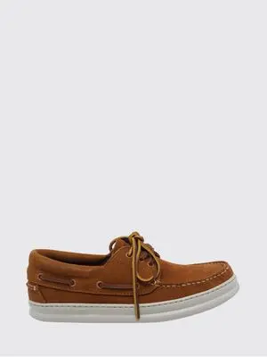 Camper Suede Boat Loafers - Brown
