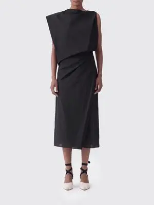 Jacquemus One-shoulder Midi Dress - Black