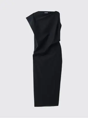 Jacquemus One-shoulder Midi Dress - Black