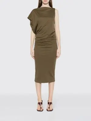 Jacquemus One-shoulder Midi Dress - Green