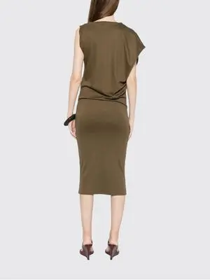 Jacquemus One-shoulder Midi Dress - Green