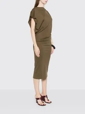 Jacquemus One-shoulder Midi Dress - Green