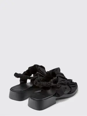 Camper Dana Ruched Polyester Slingback Sandals