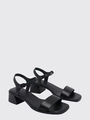 Camper Kora Leather Sandals - Black