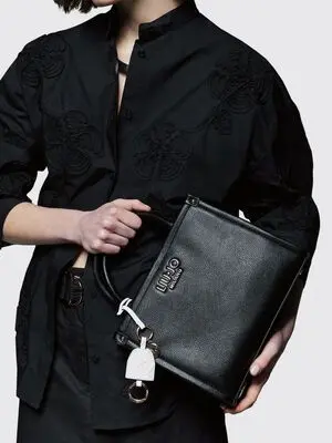 Liu Jo Ridhi Grained Faux Bag - Black