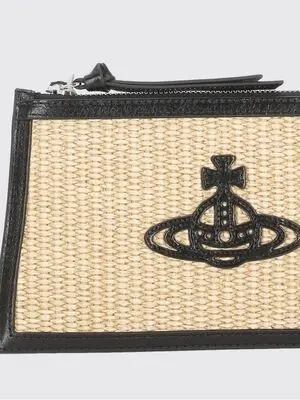 VIVIENNE WESTWOOD Raffia Shoulder Bag