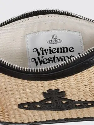 VIVIENNE WESTWOOD Raffia Shoulder Bag