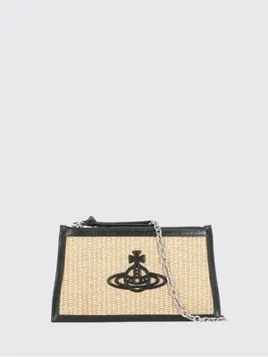 VIVIENNE WESTWOOD Raffia Shoulder Bag