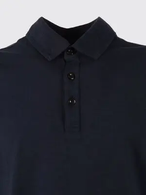 DONDUP Basic Cotton Polo Shirt - Blue